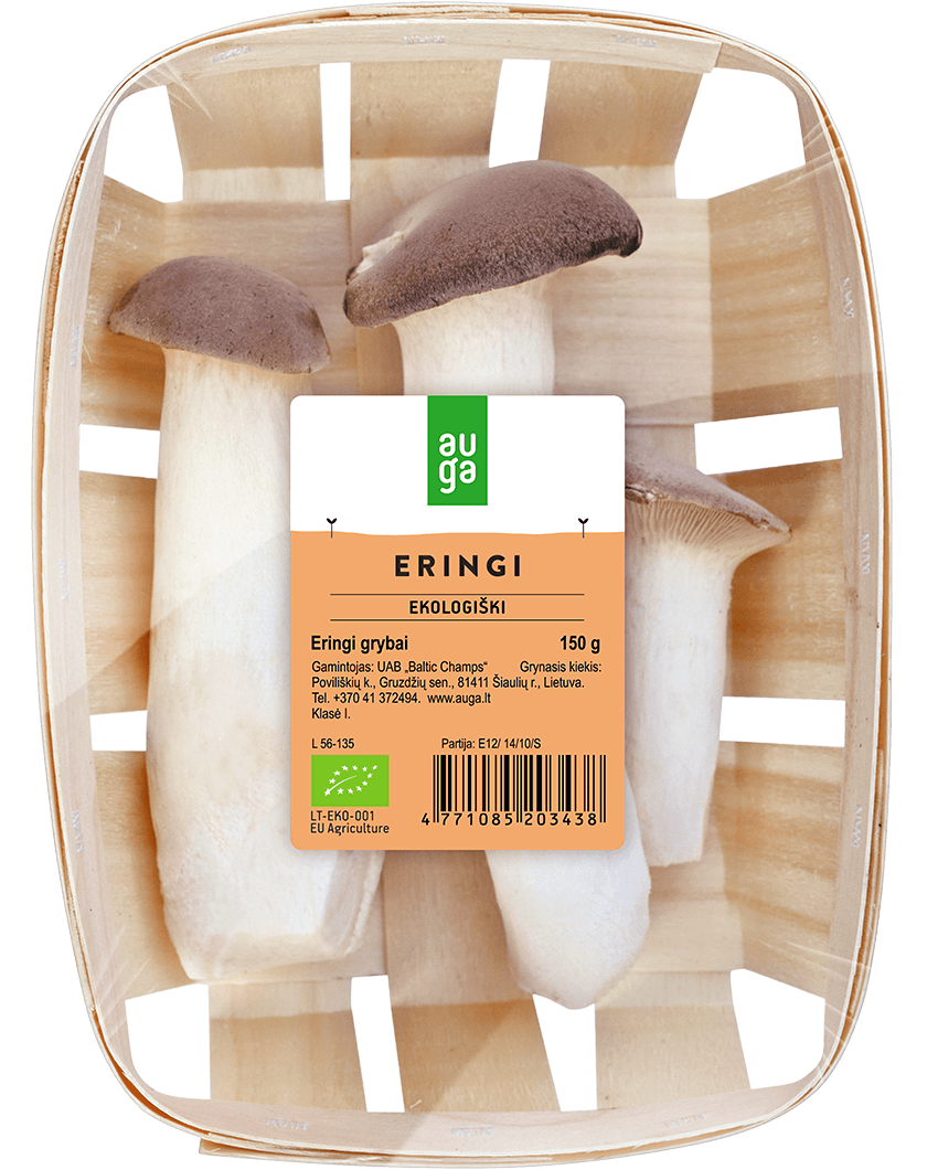 Ekologiški eringi grybai - AUGA